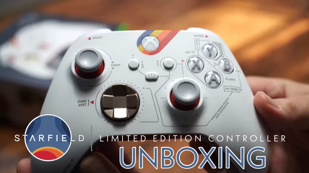 Video Unboxing: The Starfield Limited Edition Controller – GameTraderZero