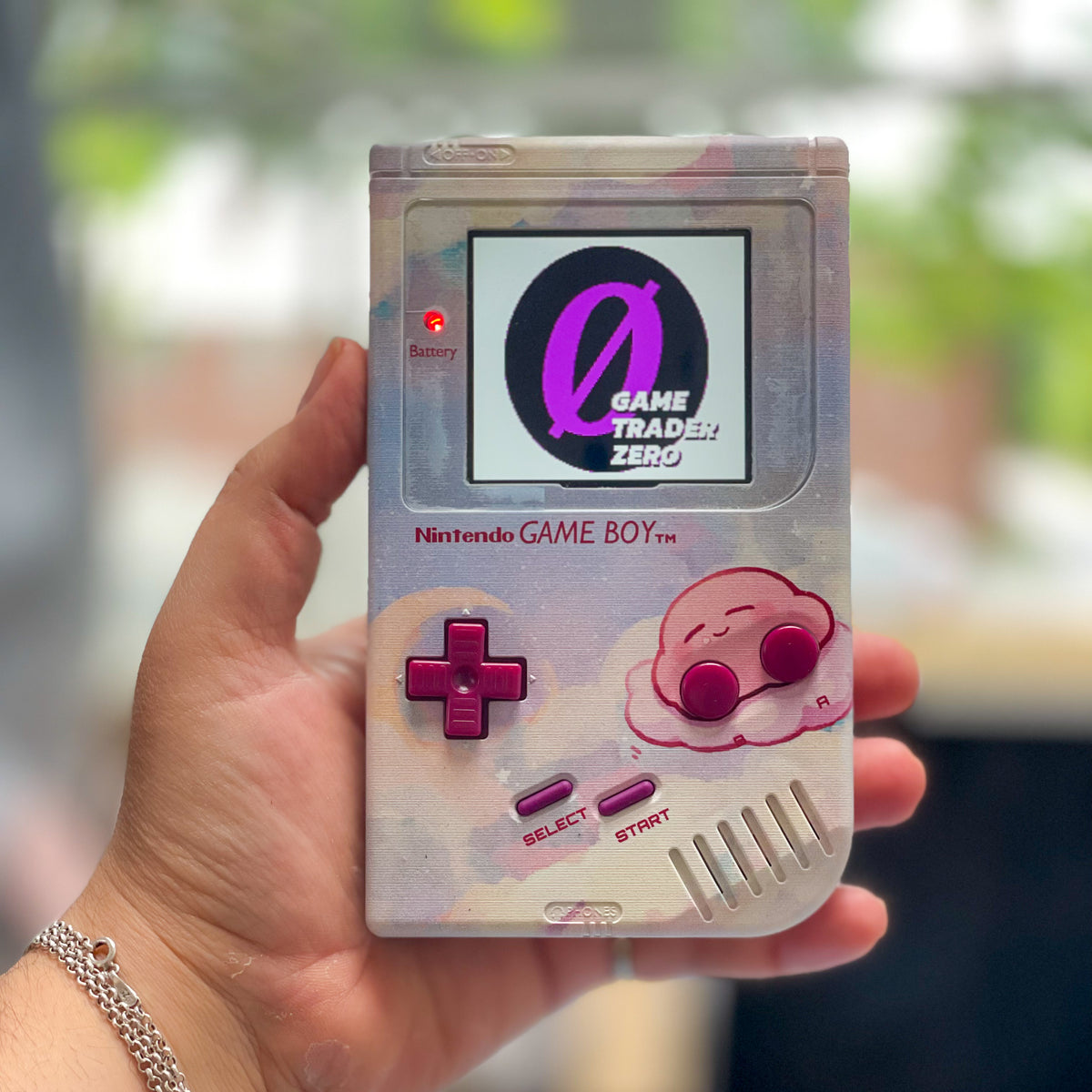 Floral Nintendo Game Boy DMG with Backlit IPS Screen – GameTraderZero