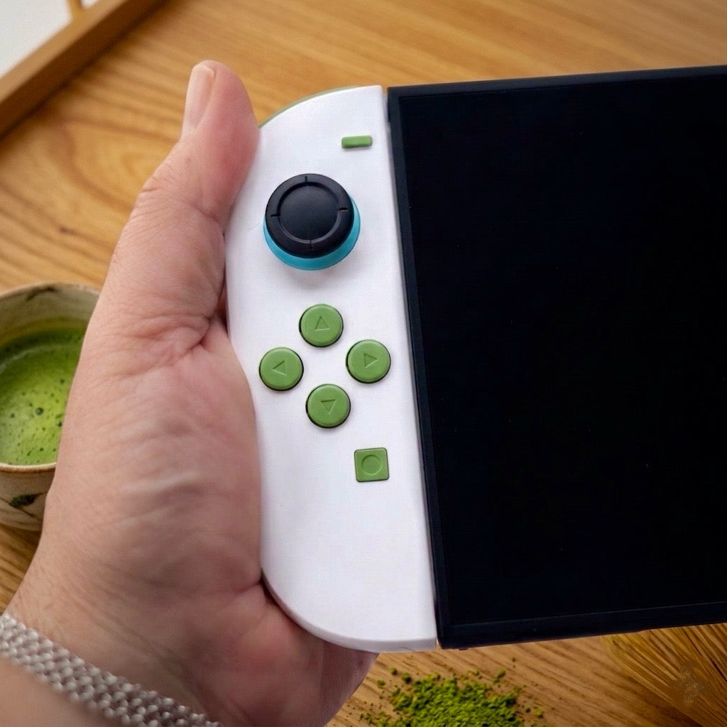 "The Matcha Ritual" Custom Switch 2 Joy-Cons | GameTraderZero