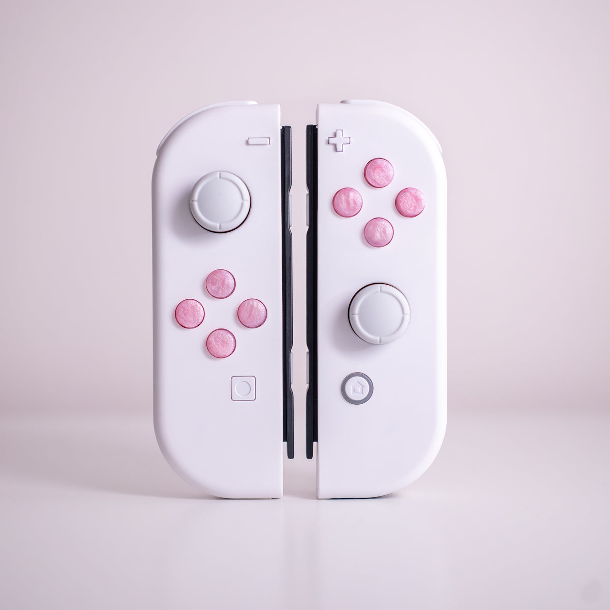 Custom Nintendo Switch Joy-Con Controllers With Glittery Pink Resin Ca ...