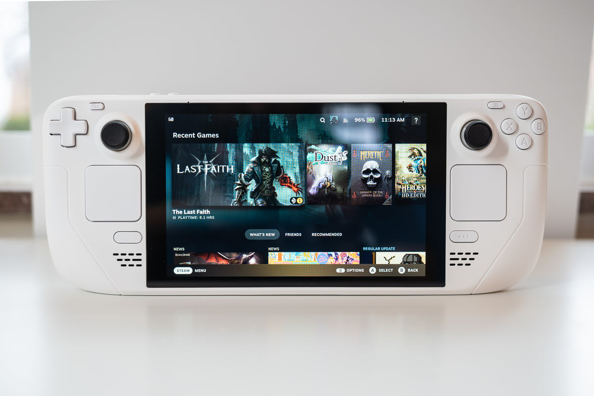 Customized Steam Deck Handheld Gaming Computer By Valve Minimalistic M ...