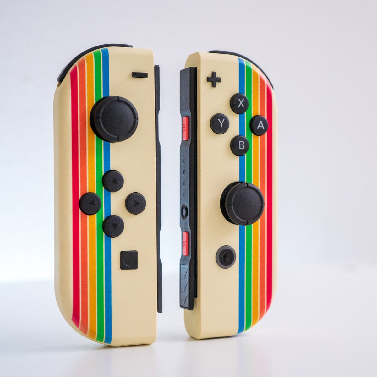 Custom Joy-Cons “80s Vibes” Old School Retro Gaming Mod - Nintendo Swi ...
