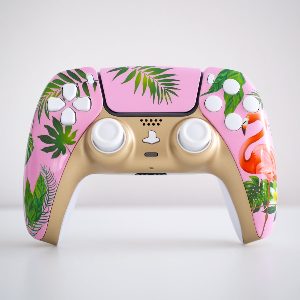 Flamingo PS5 Controller Pink Gaming Controller - GameTraderZero