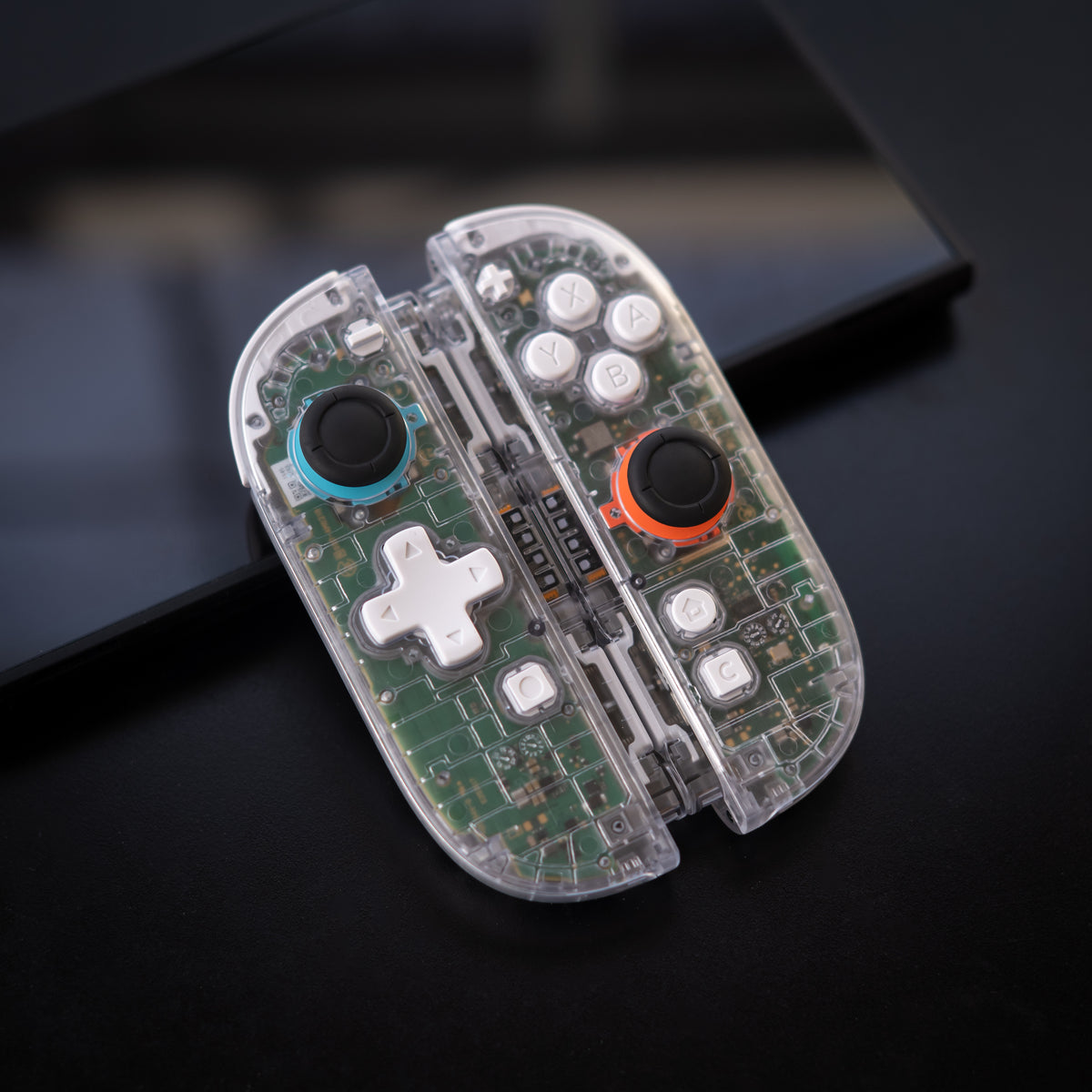 Switch 2 "Famitsu Light" Clear Shell Joy-Cons - GameTraderZero