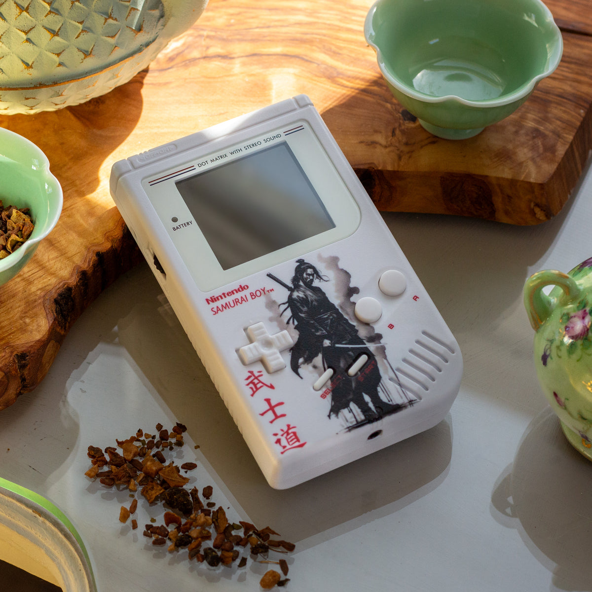 Custom Nintendo Game Boy DMG “Samurai Boy” with Backlit IPS Screen ...