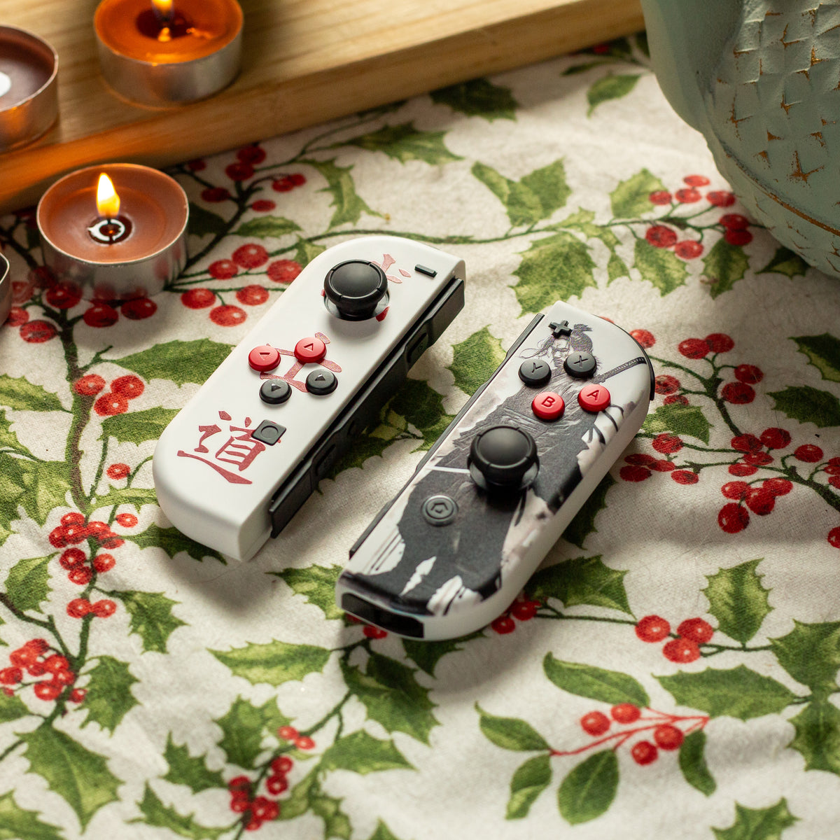 Samurai Warrior Joy-Cons Custom Japanese Aesthetic Nintendo Switch Gam ...