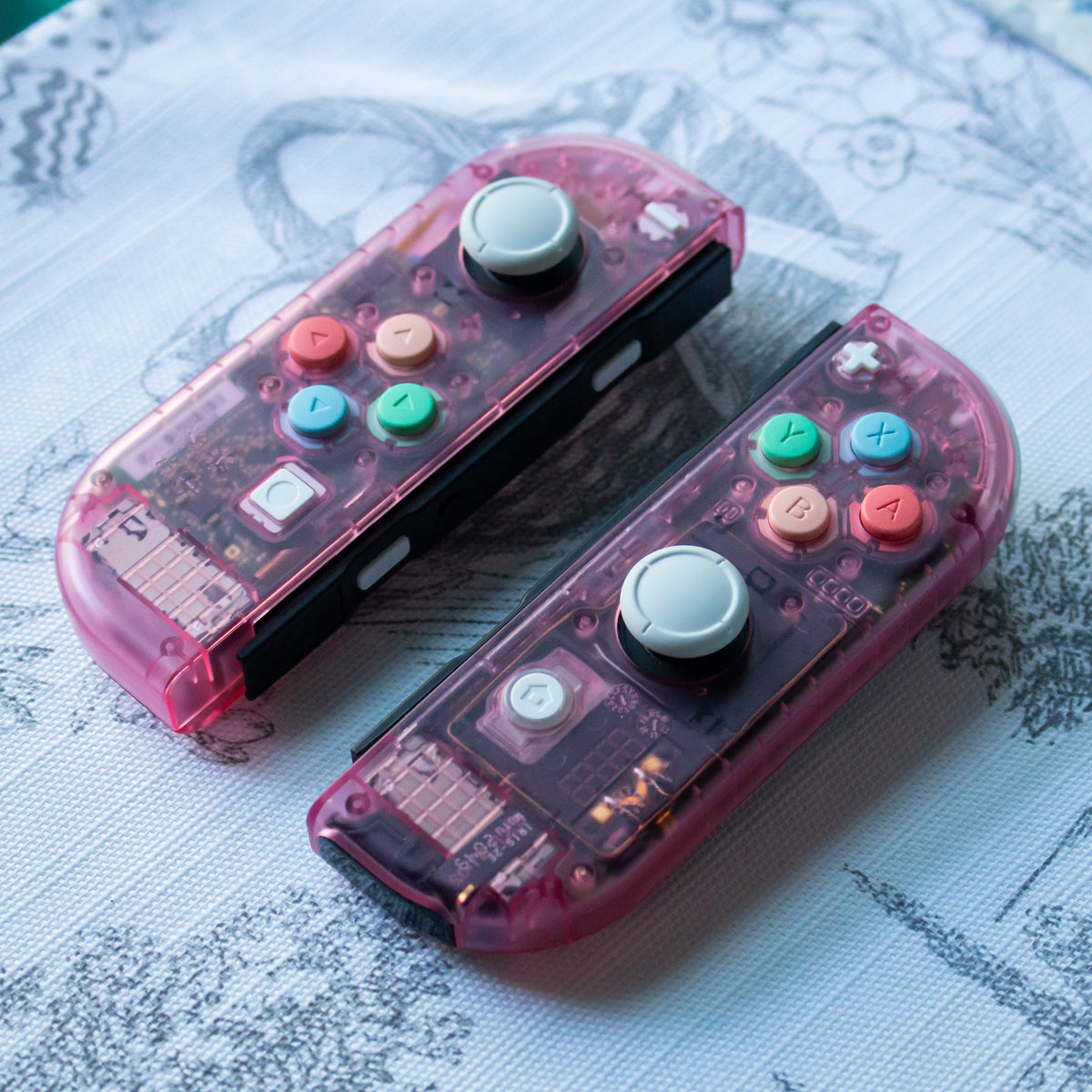 Pastel SNES Custom JoyCons Nintendo Switch Joy-Con Controller Mods Cle ...