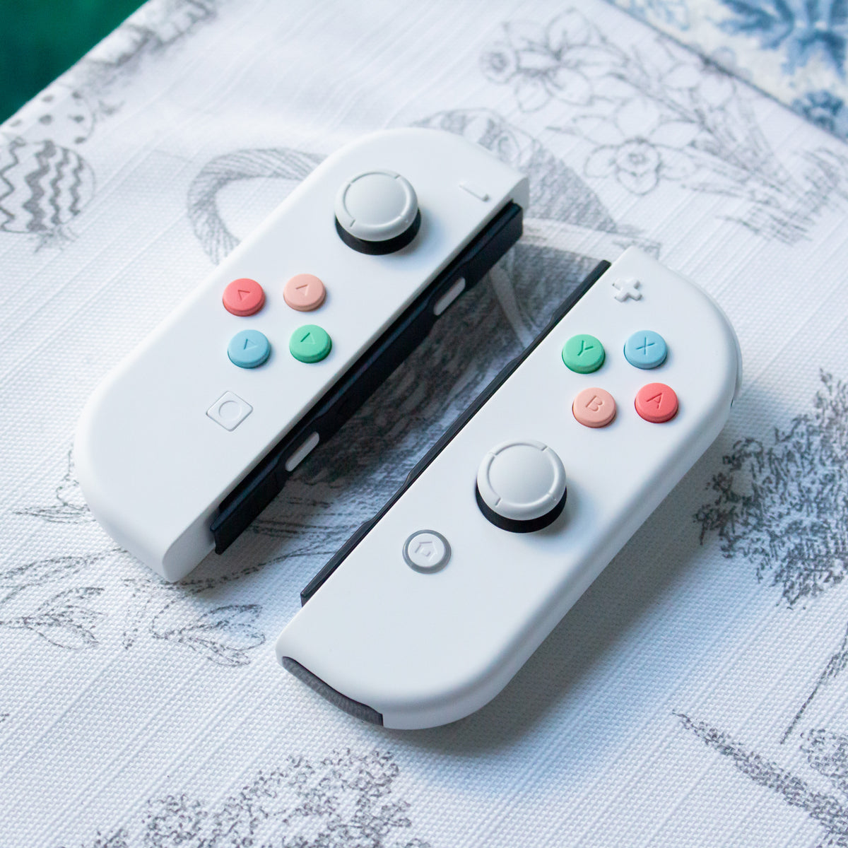 Pastel SNES Custom JoyCons Nintendo Switch Joy-Con Controller Mods Whi ...